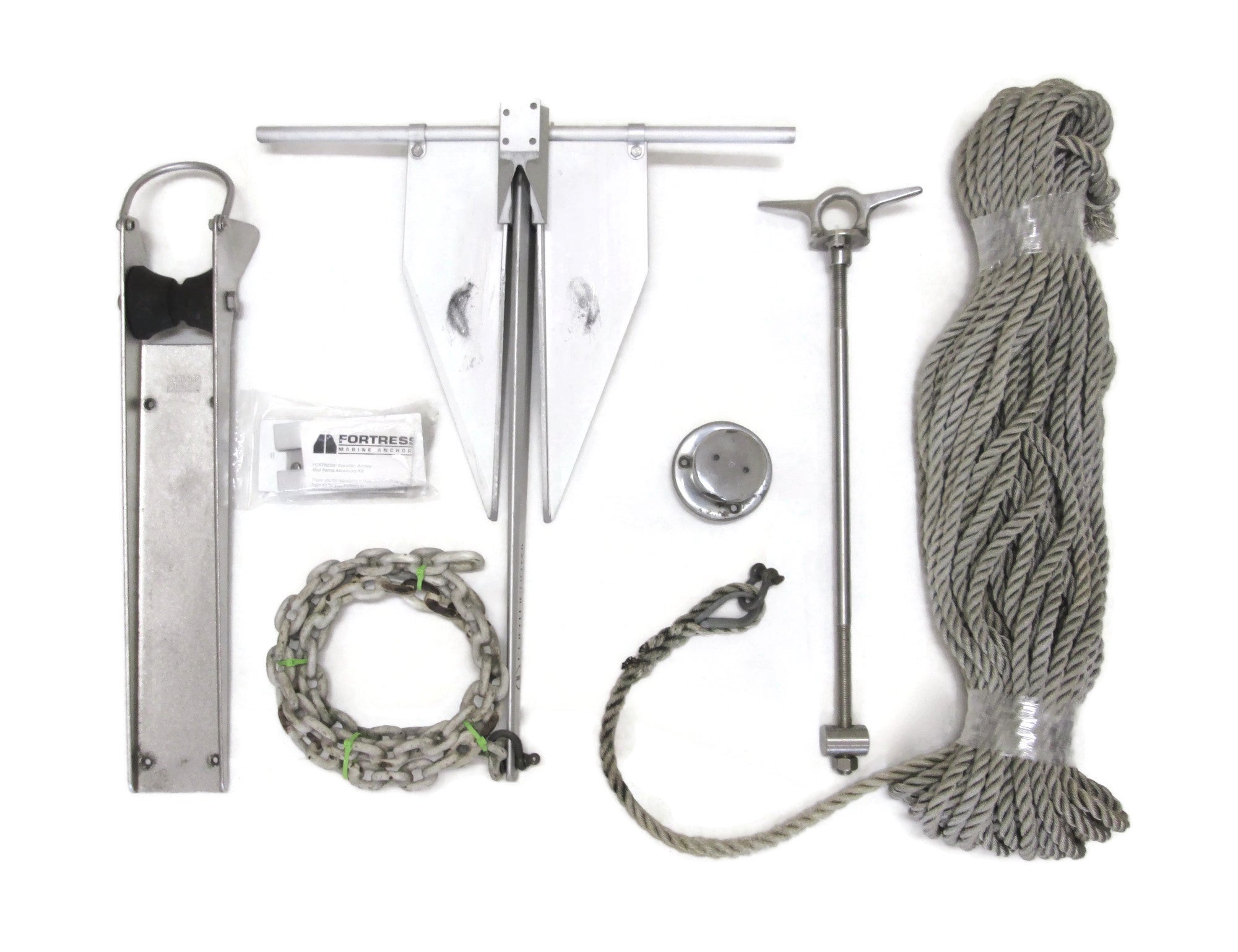 FORTRESS FX-11 Boat Anchoring System WINDLINE Bow Anchor Roller Cradle ...