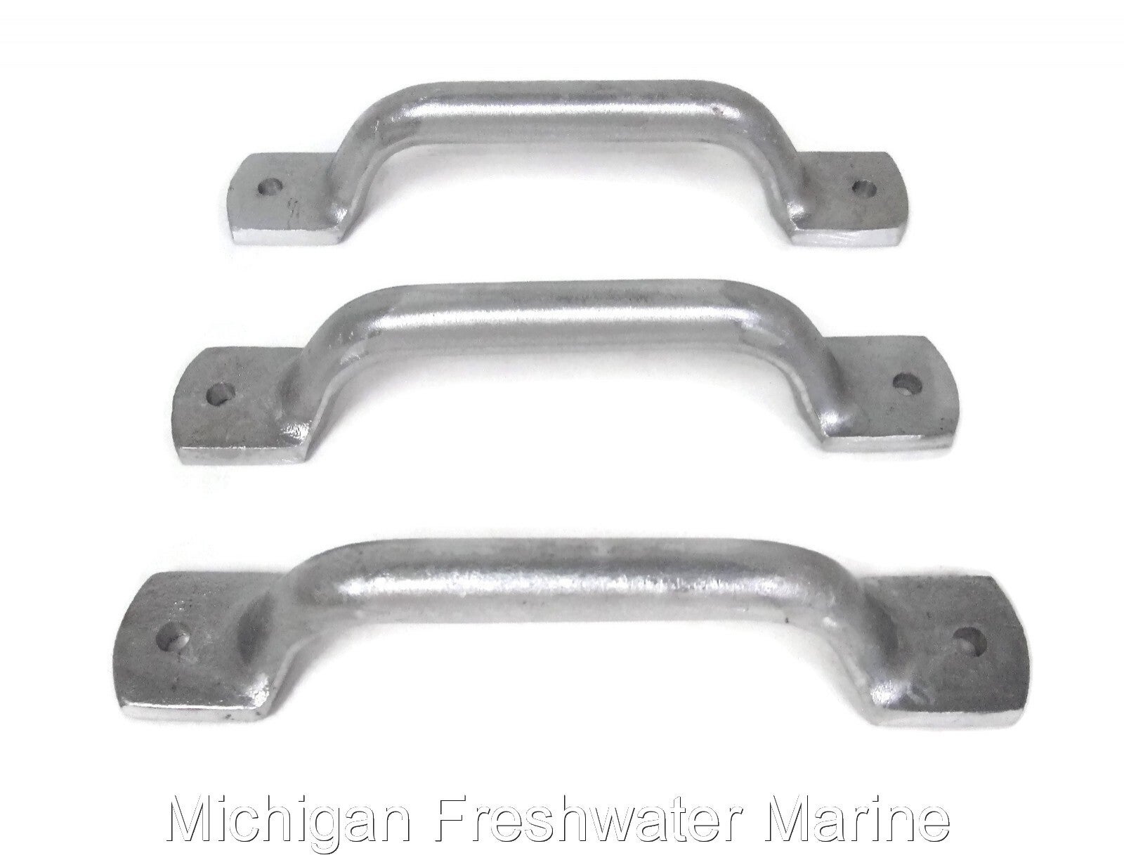 NEW Set of 3 Cast Aluminum Round Grip Boat Handles Jon Fishing Duck ...