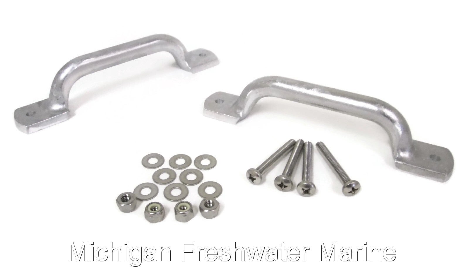 NEW Pair of Cast Aluminum Boat Handles with 2" Length SST Install Kit ...